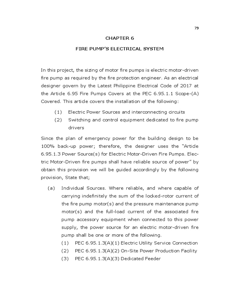 Chapter 6 - Fire Protection System | PDF | Electric Power | Engineering