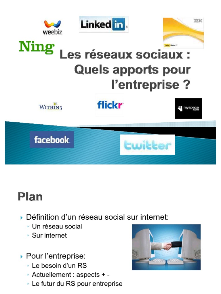 Les Réseaux Sociaux | PDF | Réseau social | l'Internet