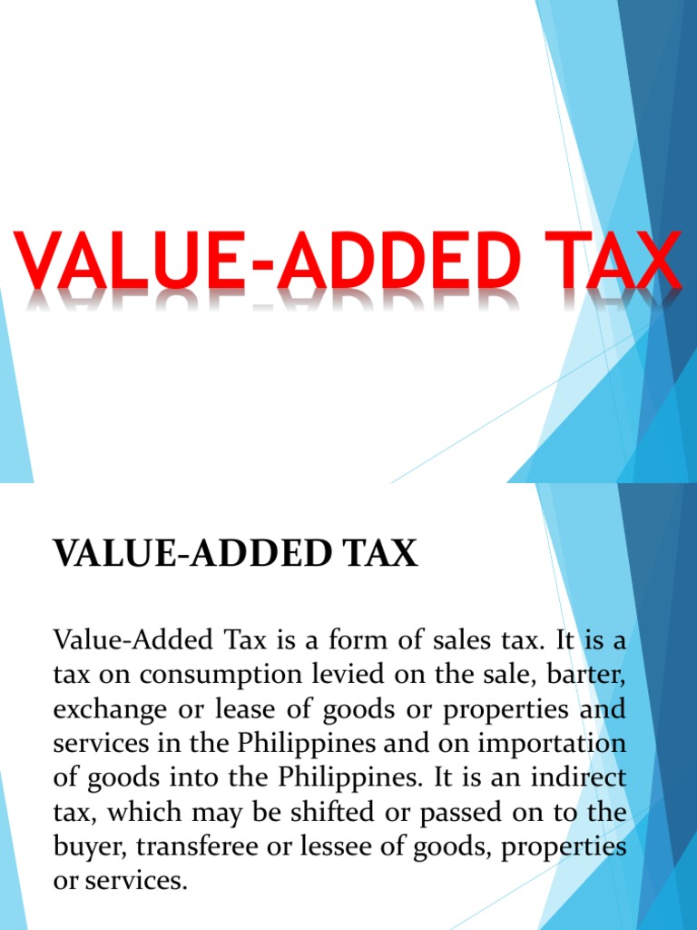 VAT Intro | PDF | Value Added Tax | Taxation