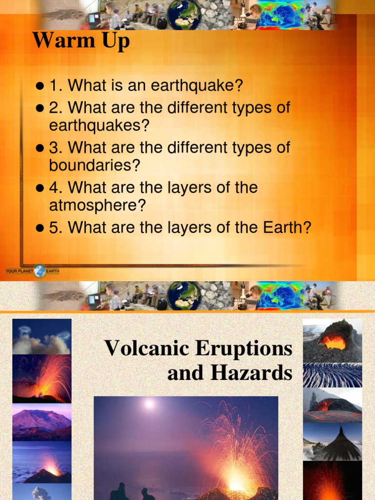 Understanding Volcanoes and Earthquakes | PDF | Volcano | Earthquakes