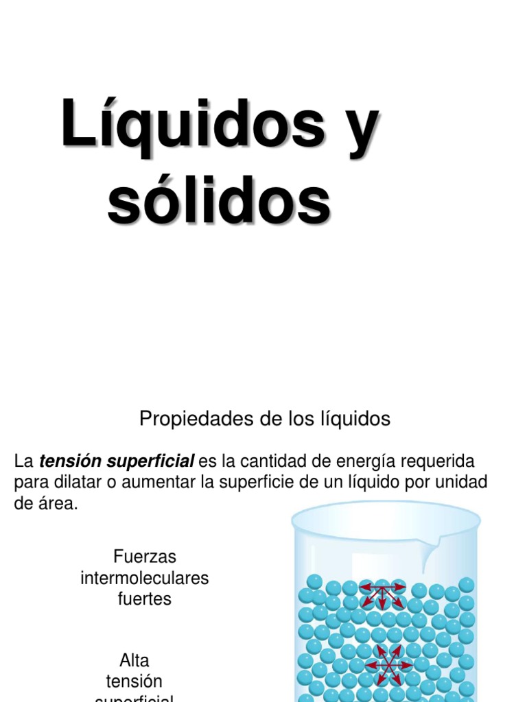 Líquidos y Sólidos | PDF | Cristal | Líquidos