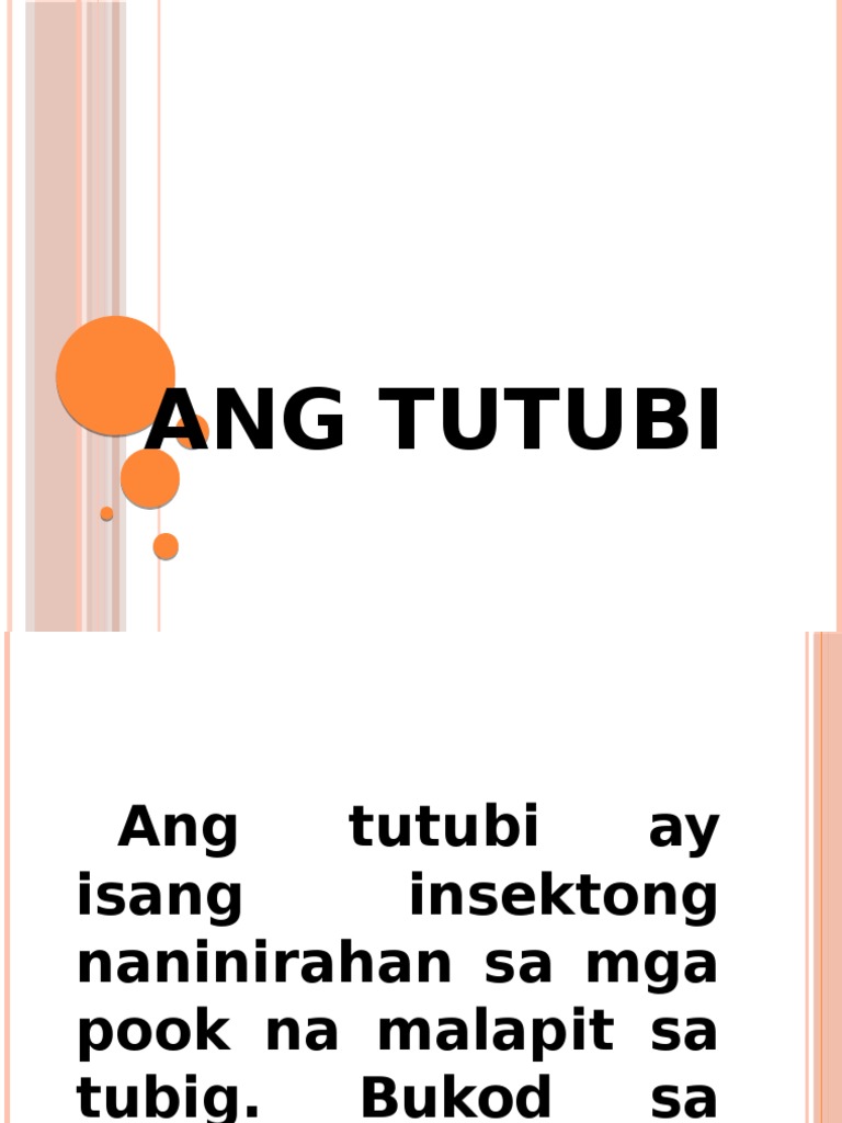 Ang Tutubi | PDF