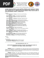 Adopting BCPC 1 Year Plan Resolution | PDF | Justice | Crime & Violence