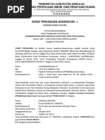 Contoh ADENDUM Perjanjian Kontrak | PDF | Hukum