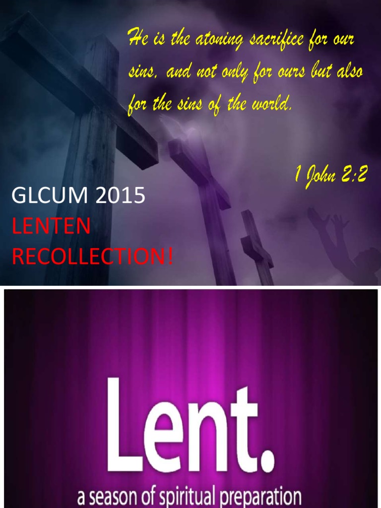 Lent Recollection 2015 160210014447 PDF | PDF | Lent | Resurrection Of ...