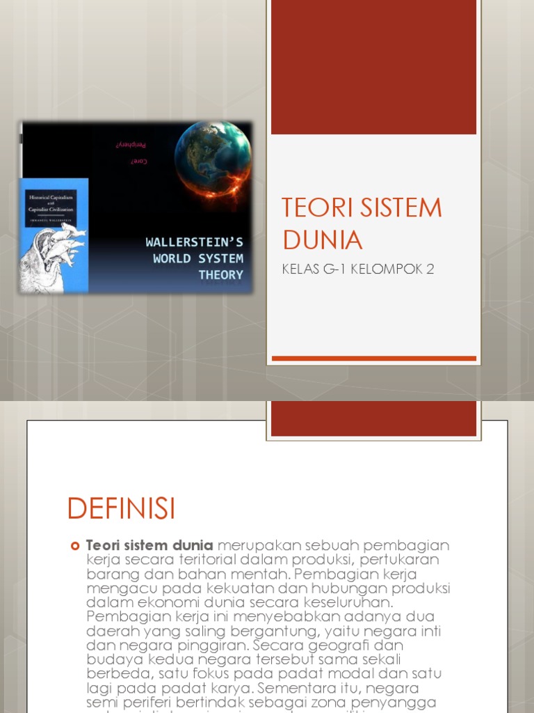Teori Sistem Dunia | PDF