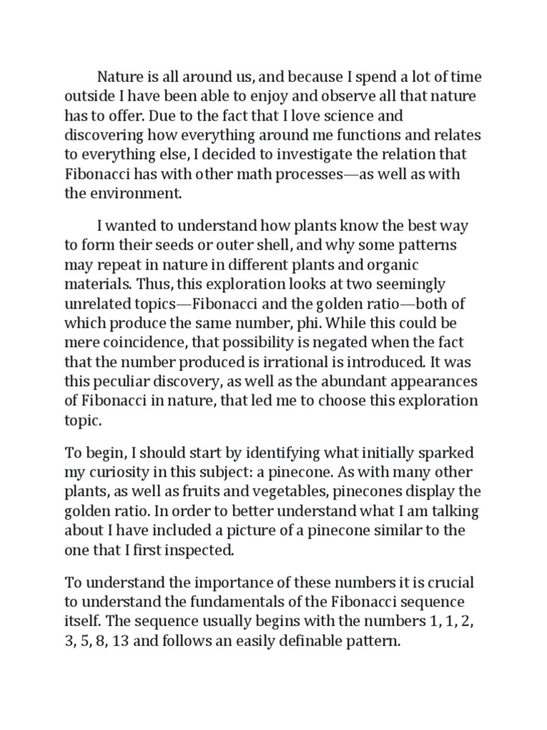 Nature Is All Around Us | PDF