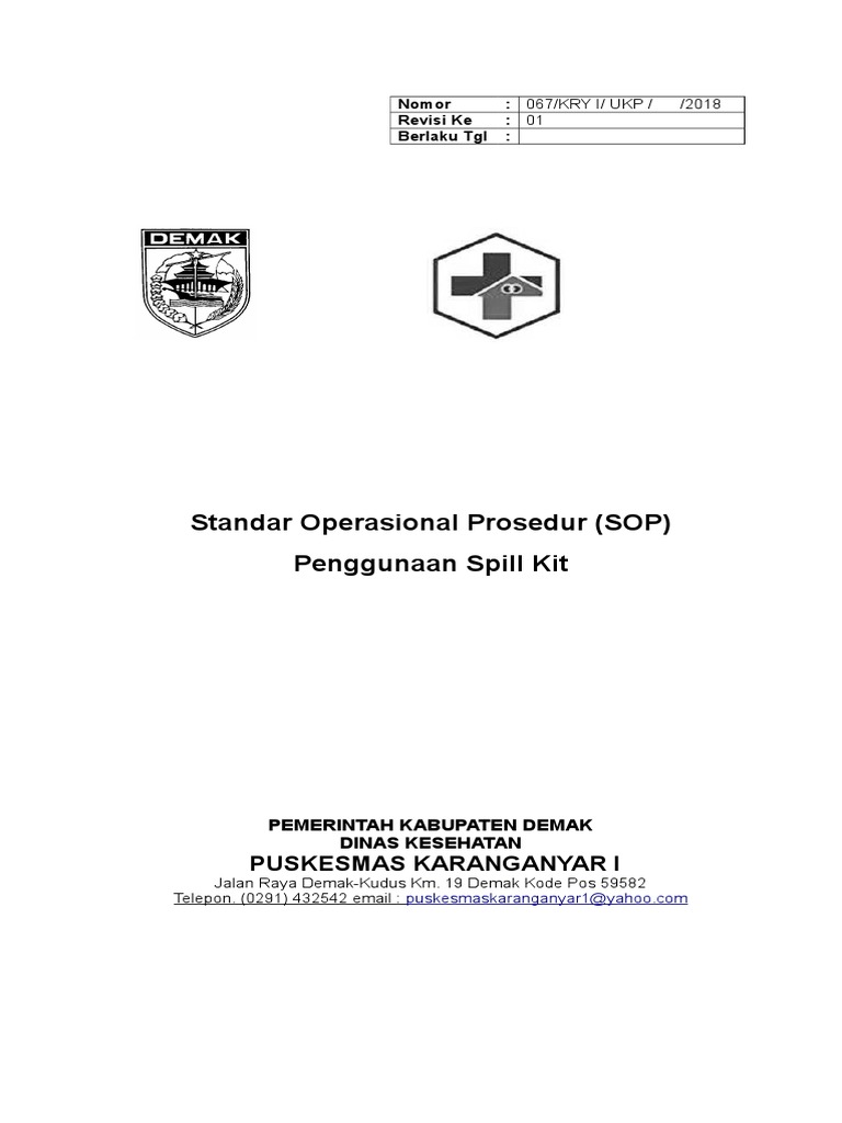 Sop Spill Kit | PDF