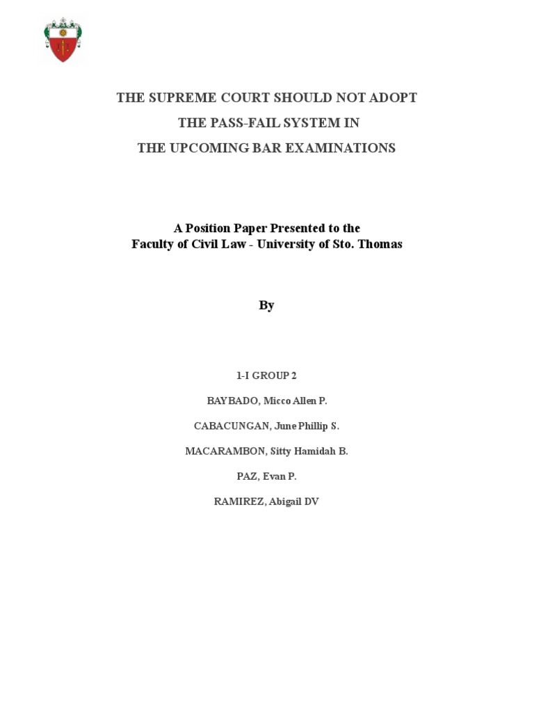 Opposition to Pass-Fail Bar Exams | PDF | Barrister | Test (Assessment)