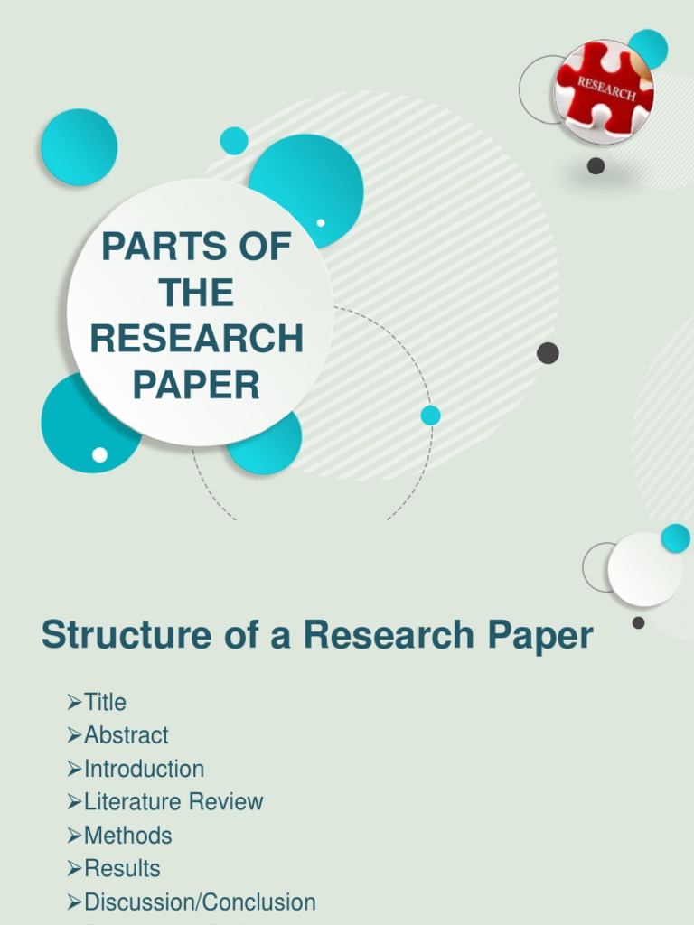 Lesson 2 Parts-of-Research-Paper-Final | PDF | Qualitative Research ...