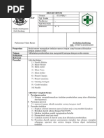 Sop Hecting Luka | PDF | Pengembangan Diri | Kesehatan Holistik