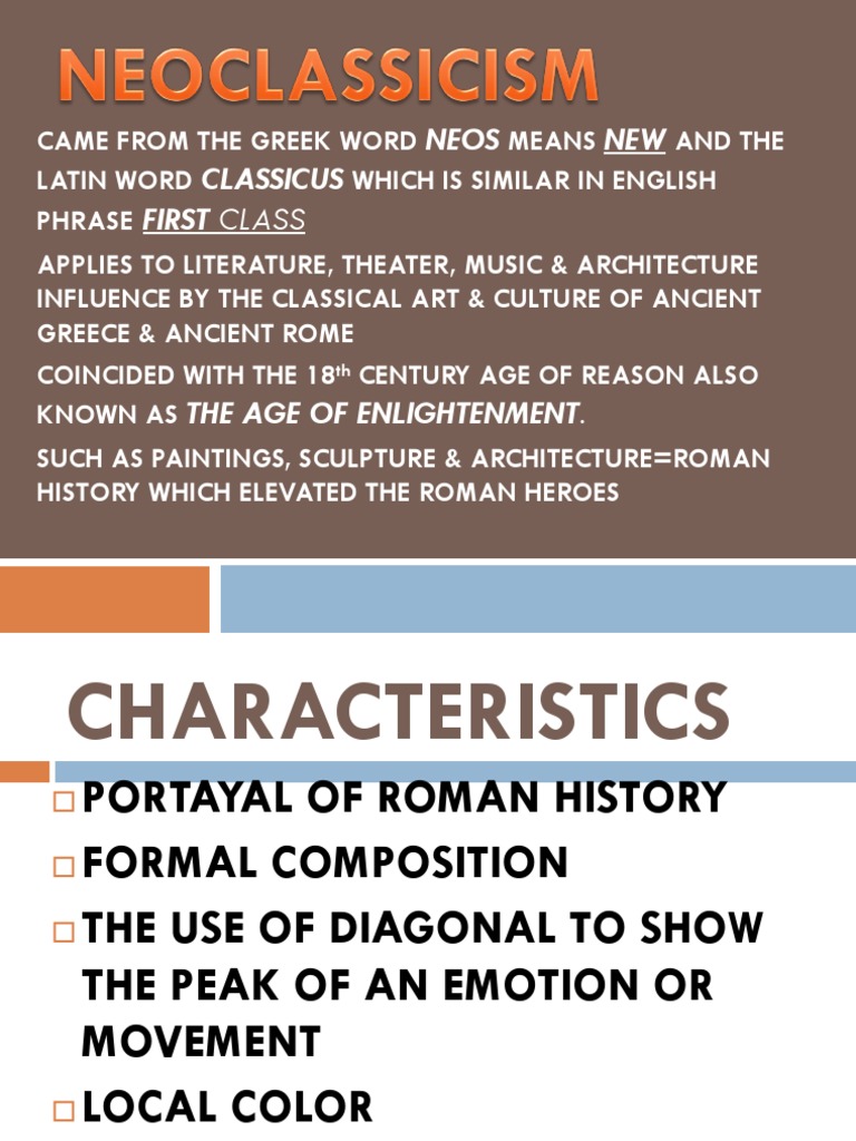 Powerpoint Neoclassicism 3 | PDF | Sculpture | Western Art