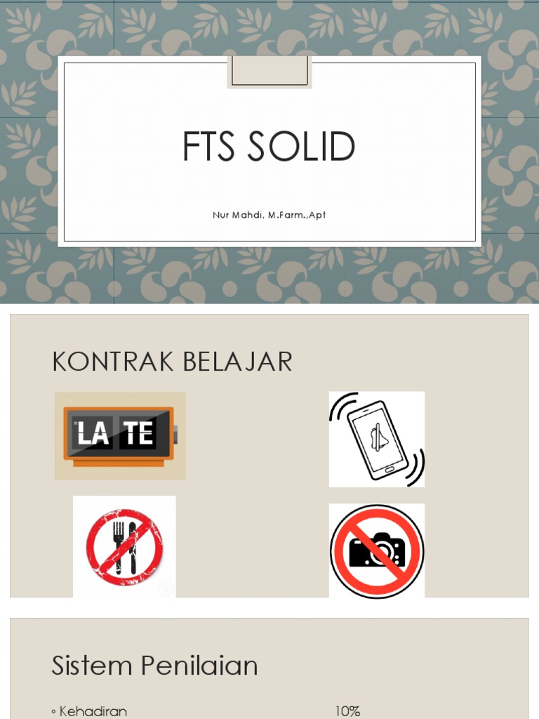 FTS Solid | PDF