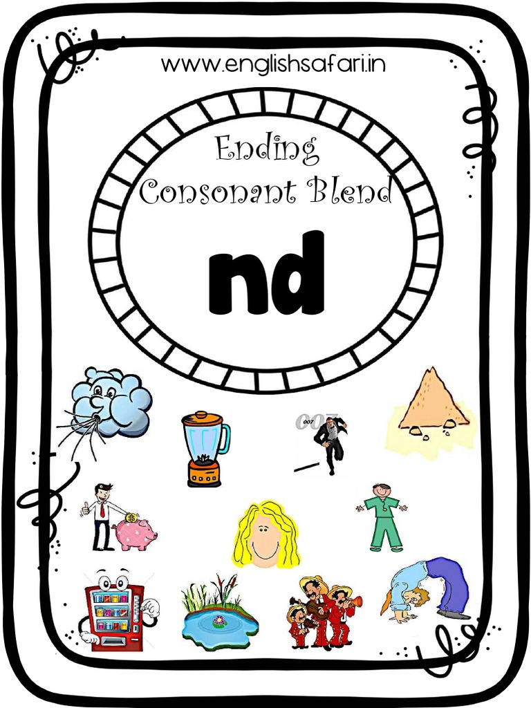 Ending Consonant Blend ND Words Pack - Reduce | PDF | Written ...
