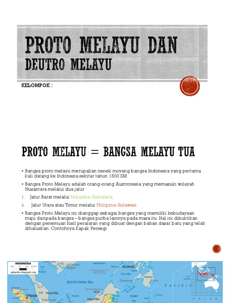 Proto Melayu Dan Deutro Melayu | PDF