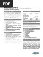 02.masteremaco N 907 Tds | PDF | Concrete | Mortar (Masonry)