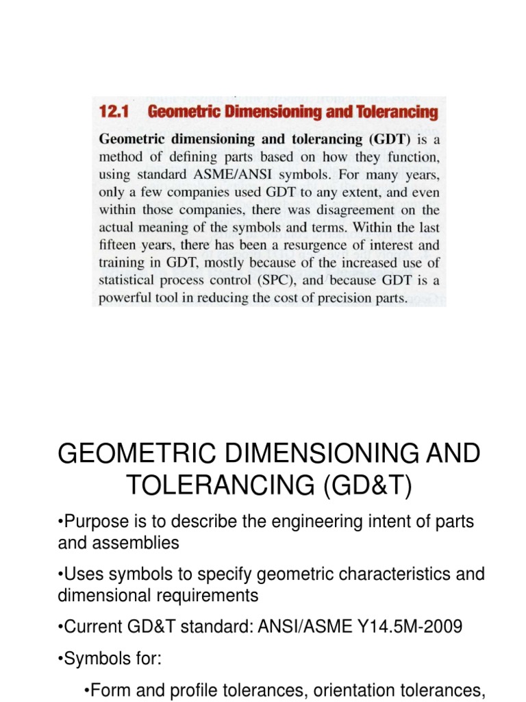 G D & T | PDF | Engineering Tolerance | Infographics