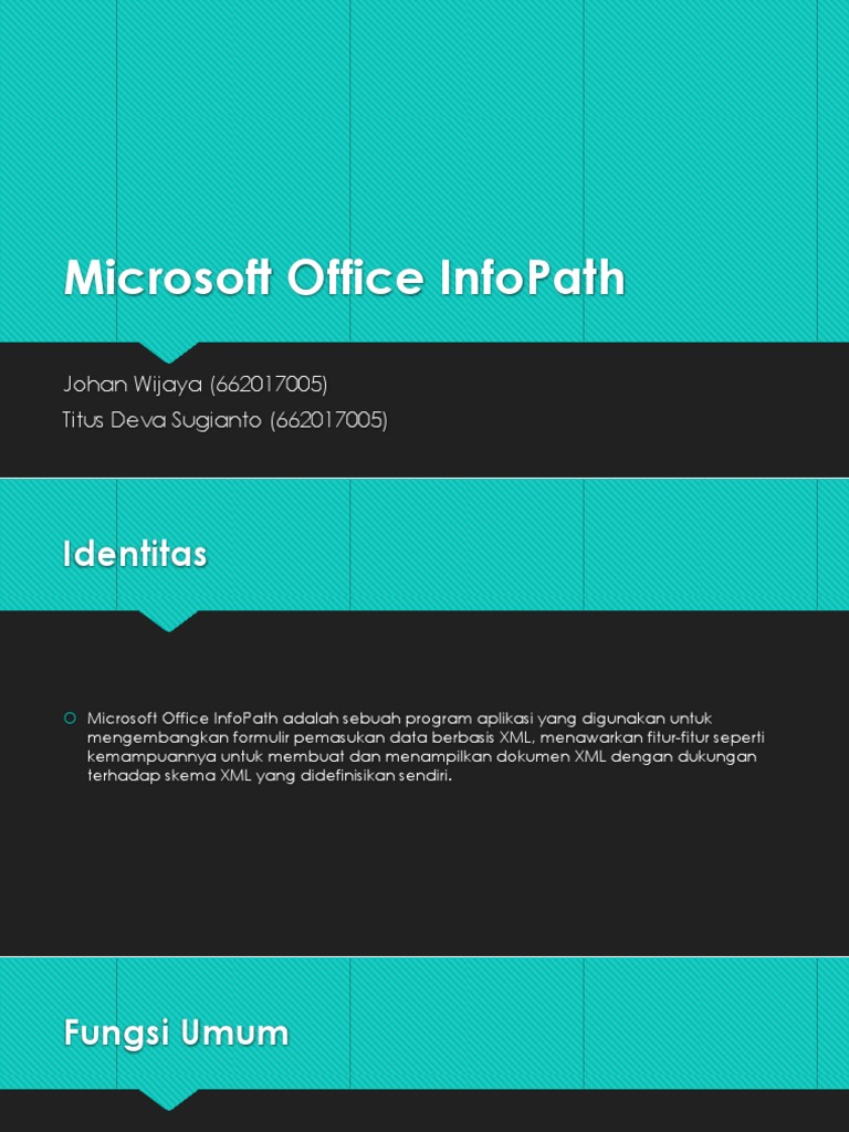 Microsoft Office InfoPath | PDF