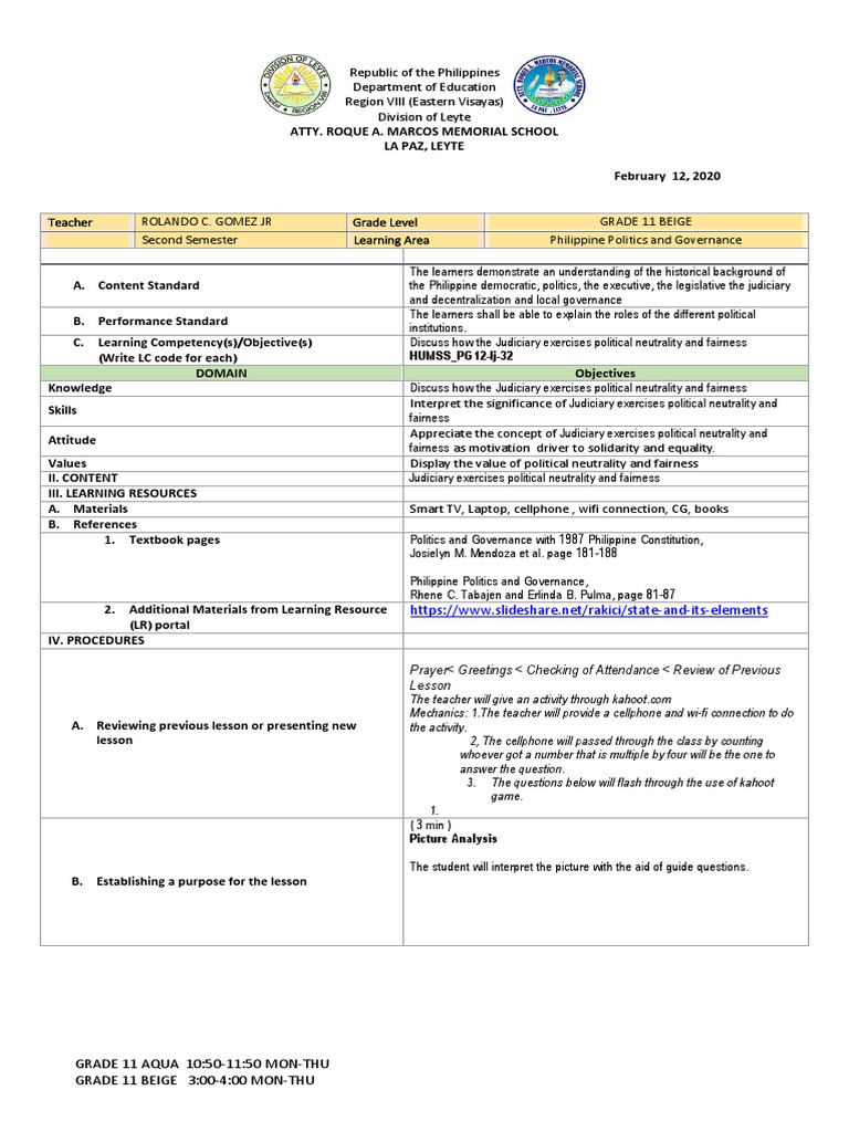 Cot - 2 PPG | PDF | Learning | Justice