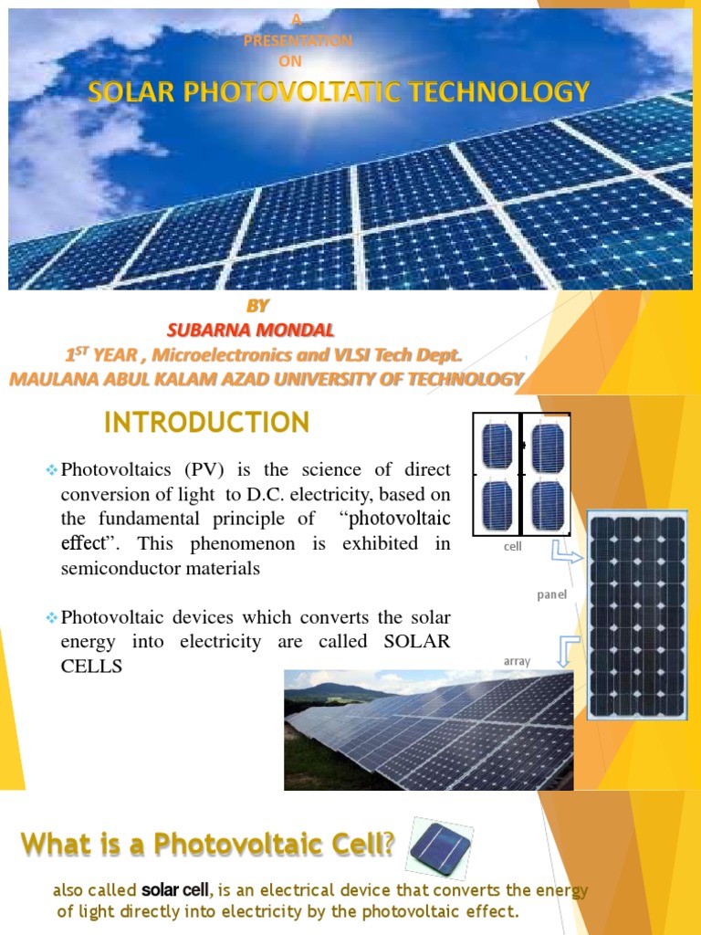 Photovoltaic Cell | PDF | Solar Cell | Photovoltaics