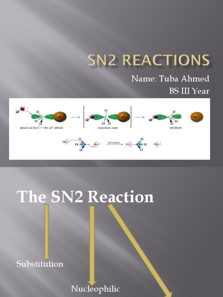 SN2 Reactions | PDF