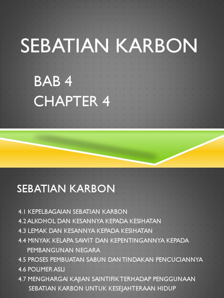 Sebatian Karbon | PDF