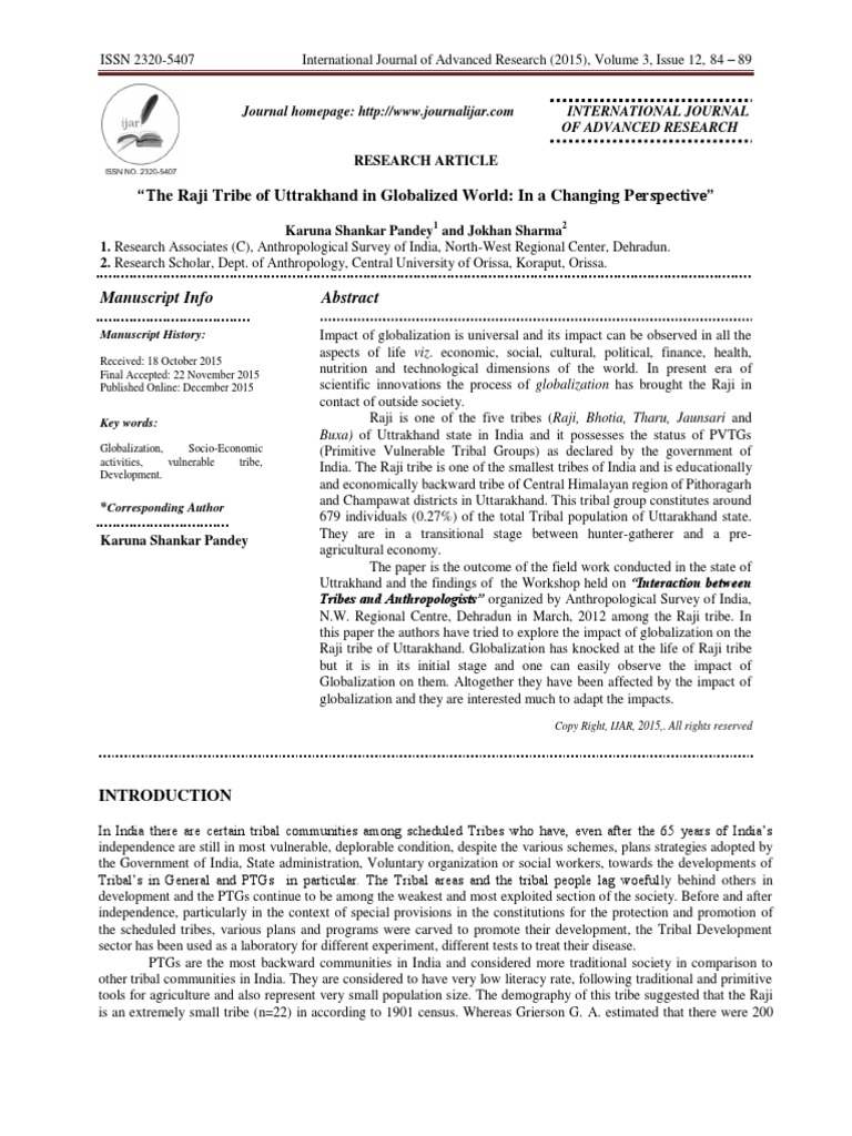 The Raji Tribe of Uttrakhand in Globali | PDF | Marriage | Wedding