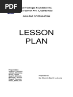 English Semi-Detailed Lesson Plan (Adjectives As Describing Words ...