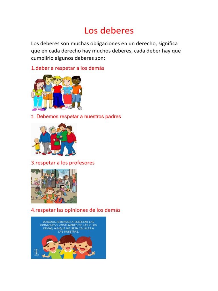 Los Deberes | PDF