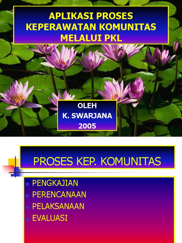 Aplikasi Proses Keperawatan Komunitas | PDF