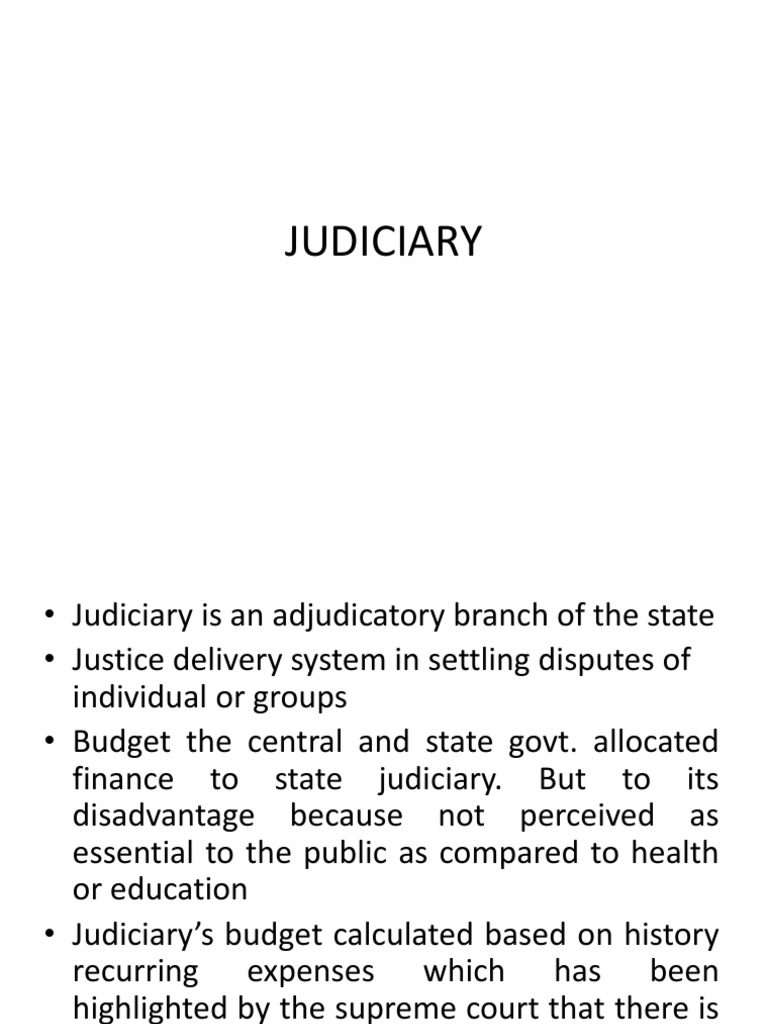 JUDICIARY | PDF | Judiciaries | Supreme Court Of India