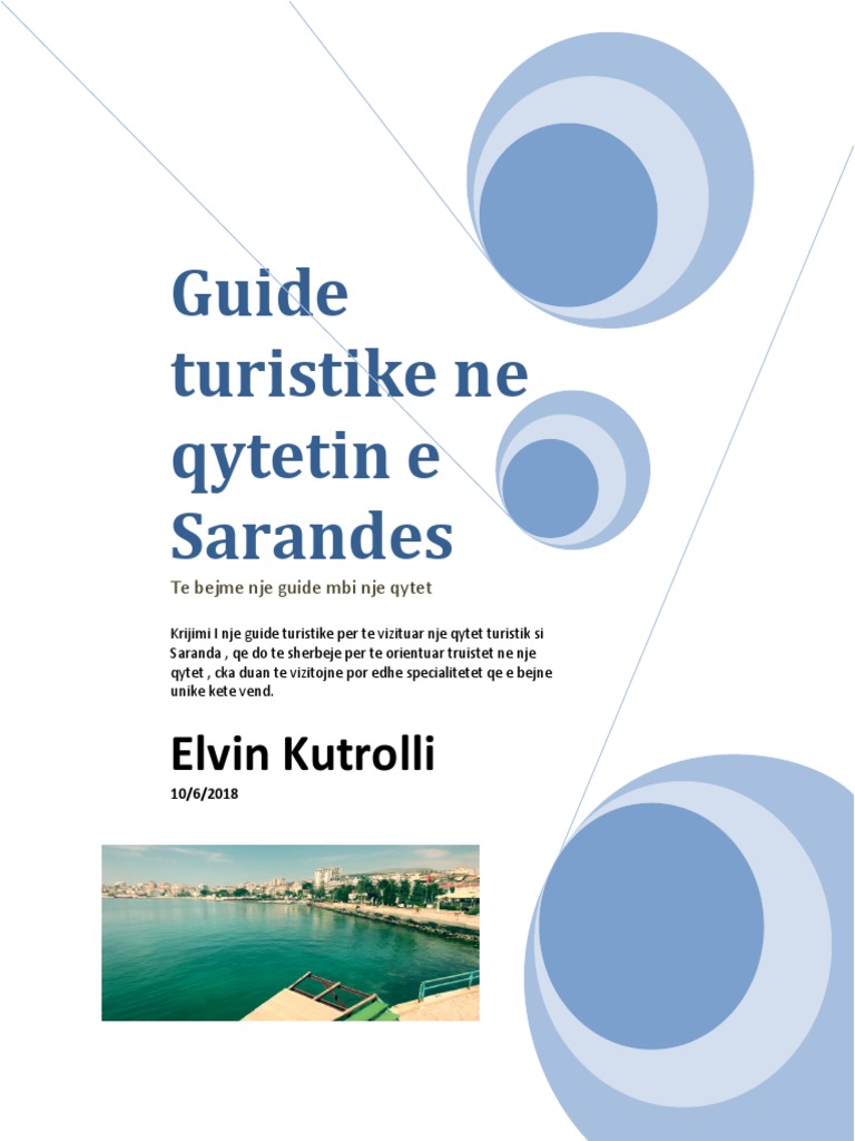 Guide Turistike Ne Qytetin e Sarandes | PDF