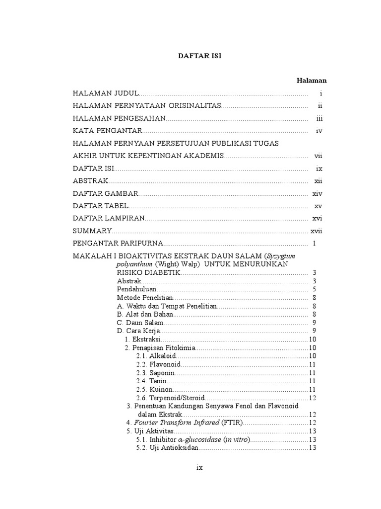 19 Jan Ev Daftar Isi Tesis Final Print | PDF | Teknologi & Rekayasa