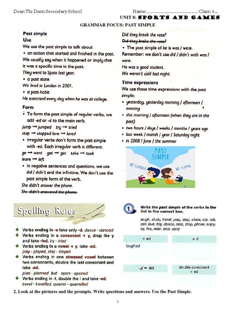 Unit 8 Grammar 1 | PDF | Linguistics