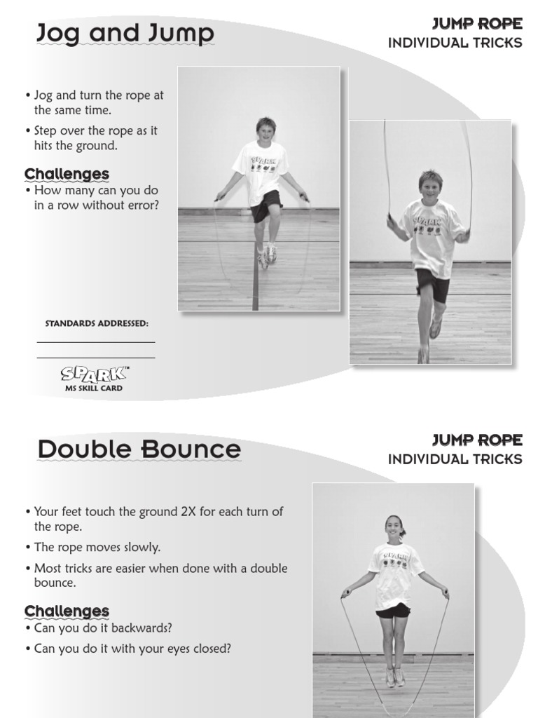 Jump Rope Moves and Tricks | PDF | Sports | Athletic Sports