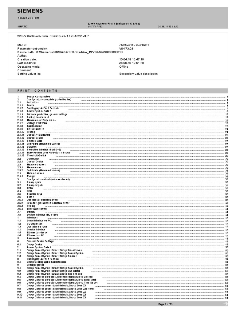 Bastipura - 1 Siemens | PDF | Data Buffer | Input/Output