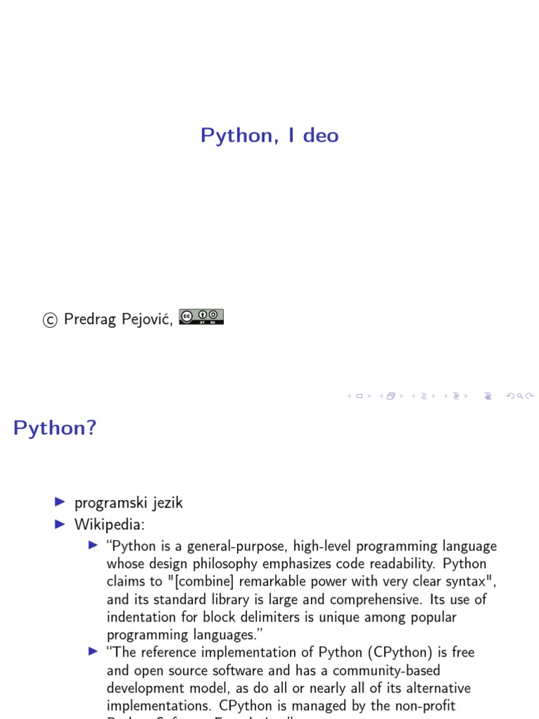 Python Prezentacija