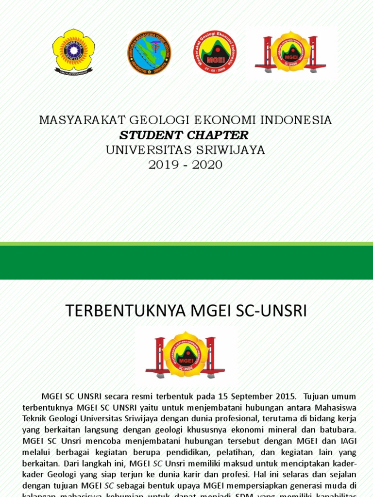 Profil MGEI SC UNSRI | PDF