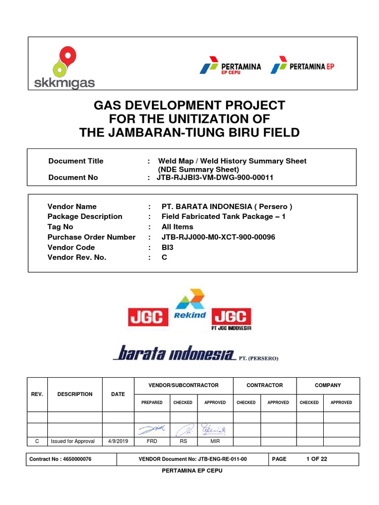 Weld Map for Gas Development Project | PDF | Electric Heating | Welding