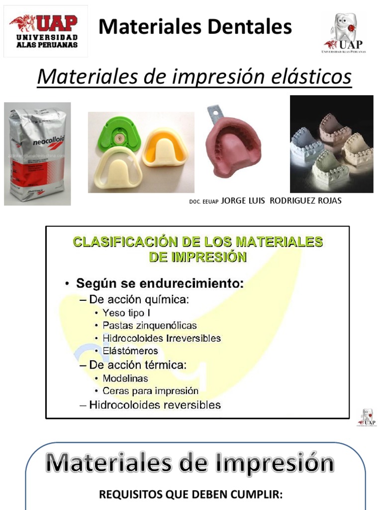 01 Materiales de Impresion y Modelos 1 | PDF