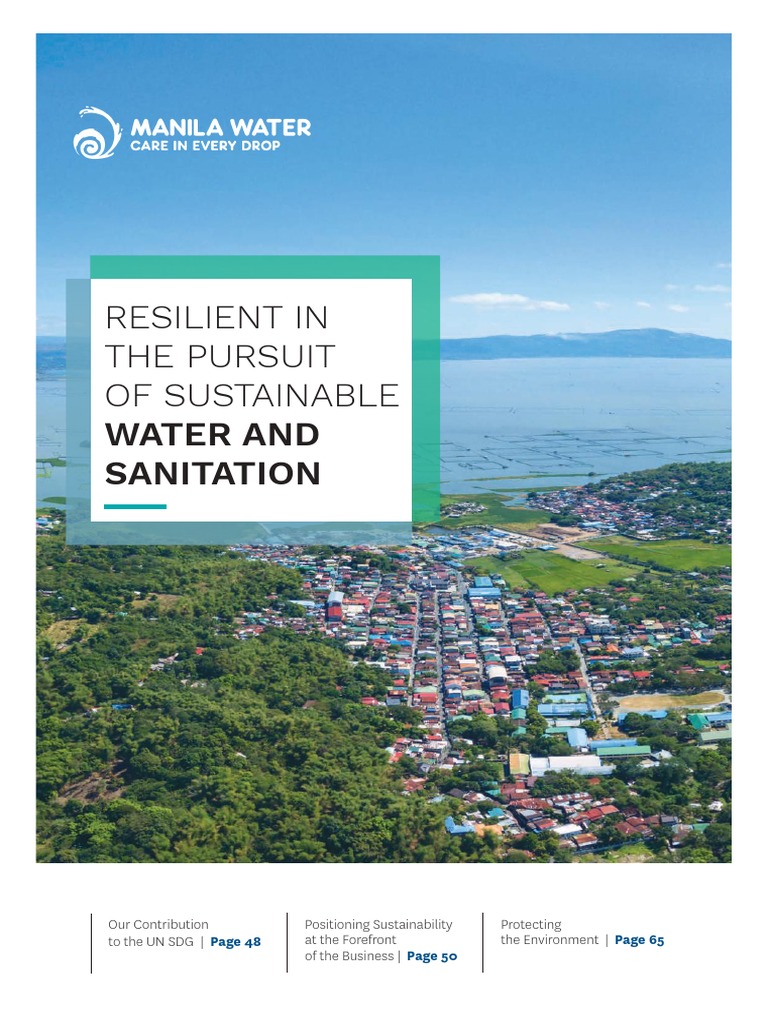 014 - Manila Water (2018) | PDF | Drinking Water | Sustainability