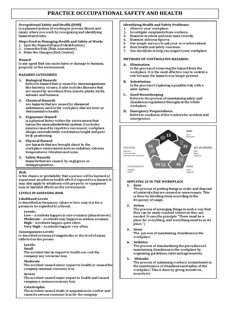 CSS - Hazards and Risks | PDF | Hazards | Occupational Safety And Health