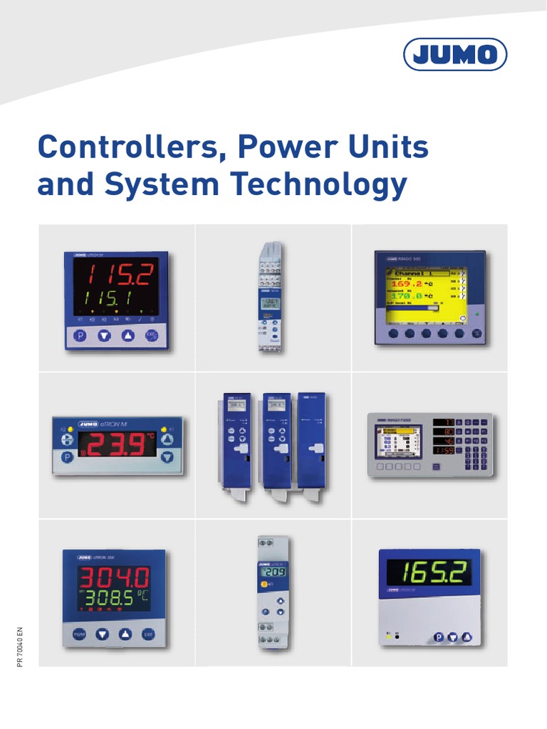 Jumo Controladores | PDF | Relay | Alternating Current