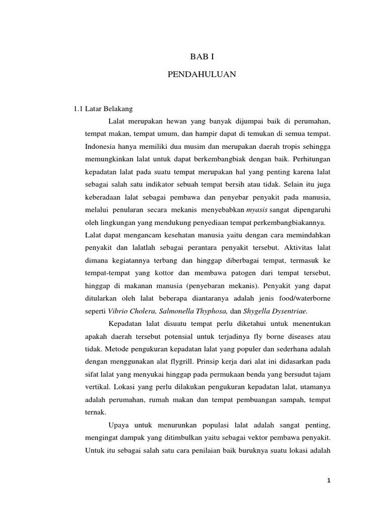 Mengukur Kepadatan Lalat | PDF | Kesehatan Holistik | Sains & Matematika