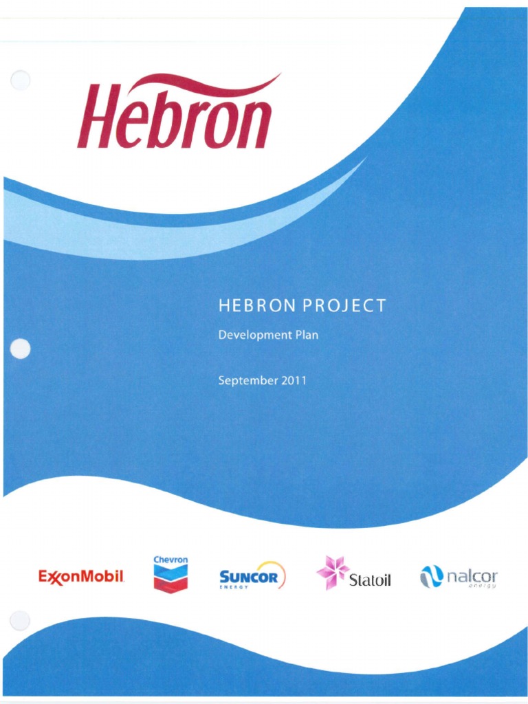 Hebron Project Development Plan Table of Contents | PDF | Casing ...