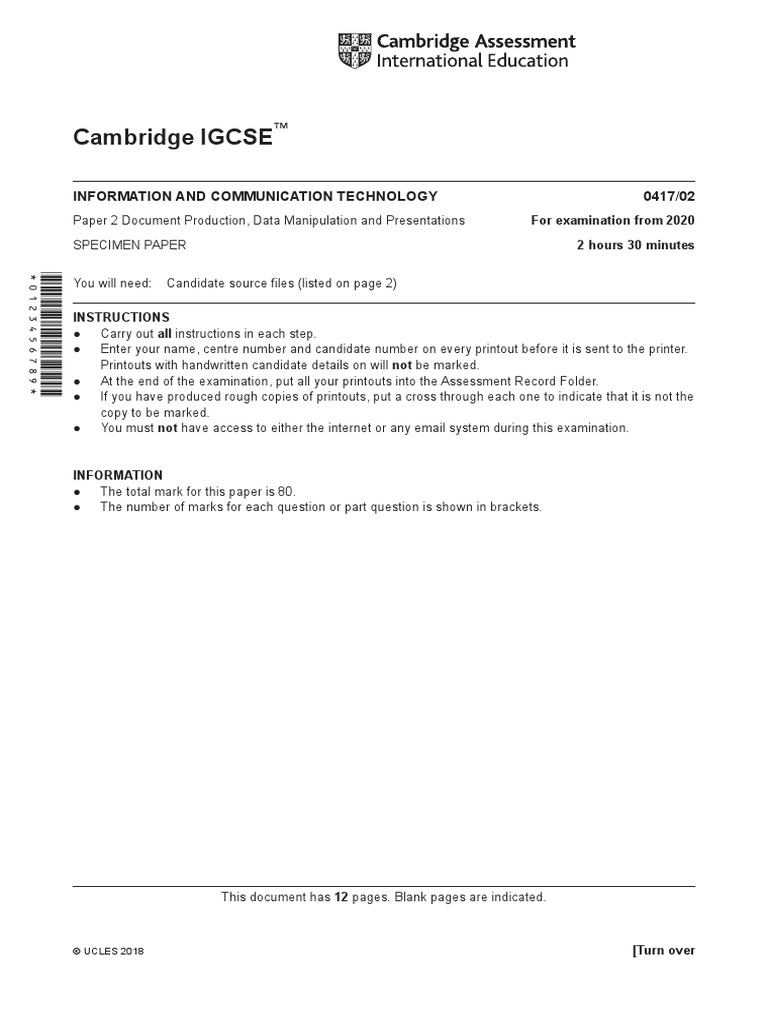 Ict Samples Paper | PDF | Typefaces | File Format