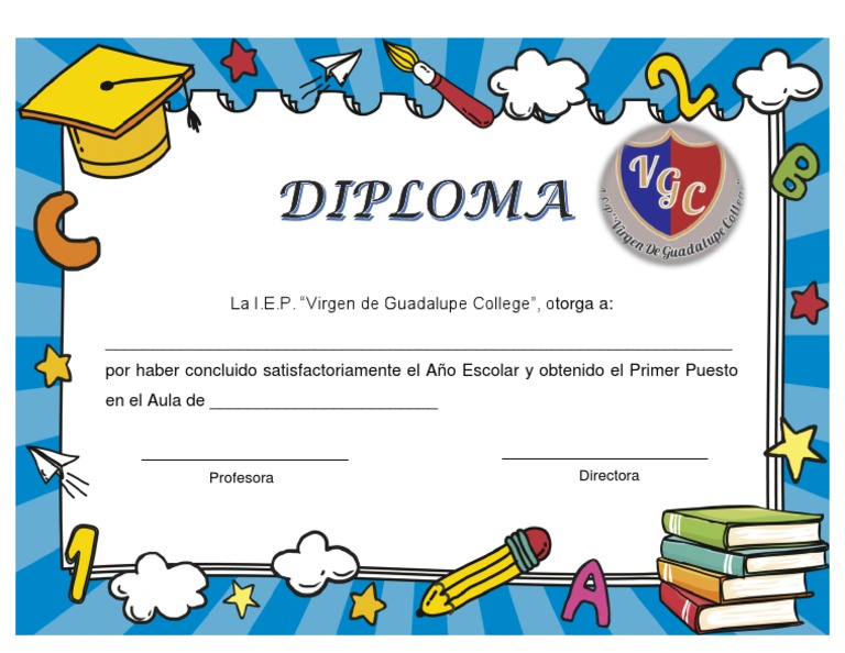 Diploma Inicial Primer Puesto | PDF