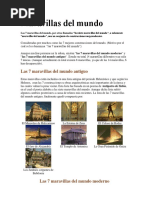 Triptico 7 Maravillas | PDF