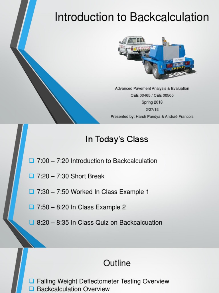Pavement Backcalculation Guide | PDF | Young's Modulus | Classical Mechanics