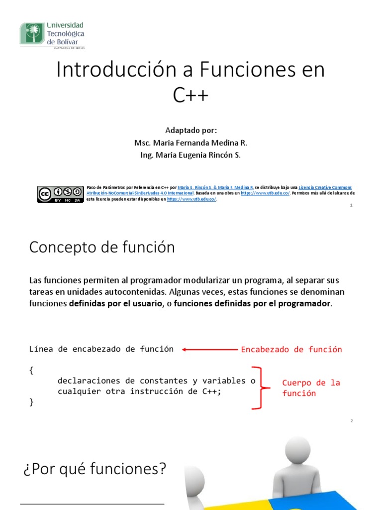 Introducción A Funciones | PDF | C ++ | Función (Matemáticas)